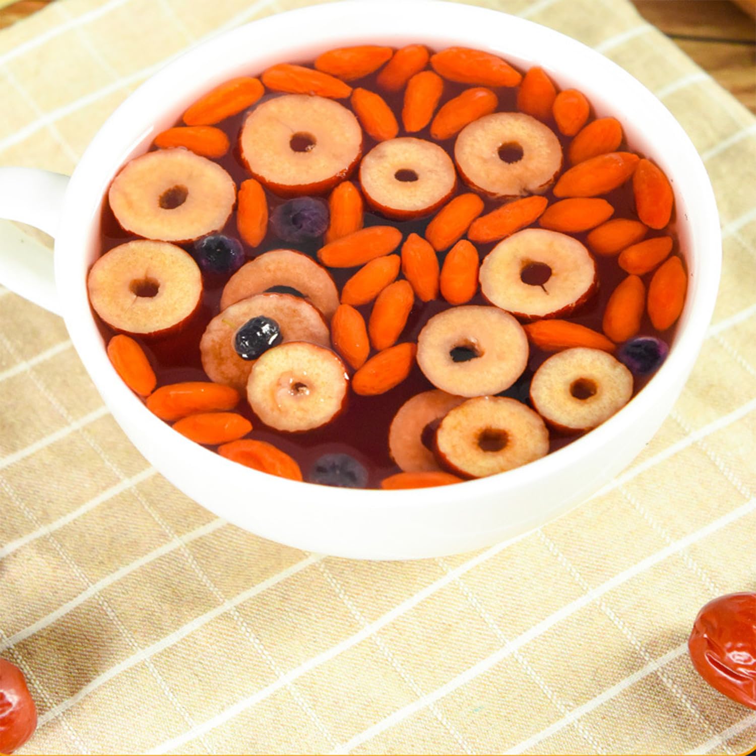 Nutrient-rich fruit tea infusion