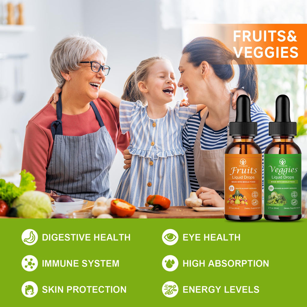 nutrient-rich fruits and veggies drops