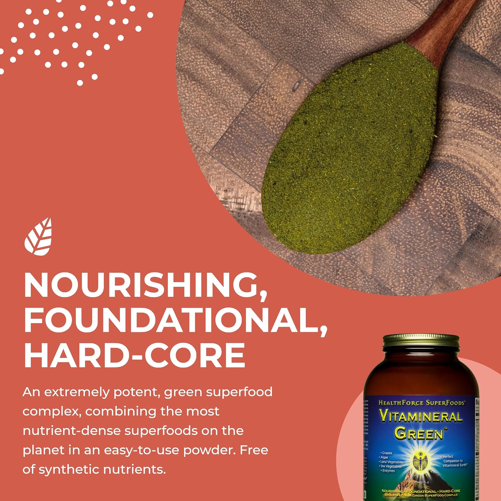 nutrient-rich green powder for energy