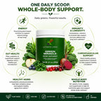 Nutrient-rich green powder supplement