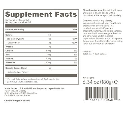 nutrient-rich green powder supplement