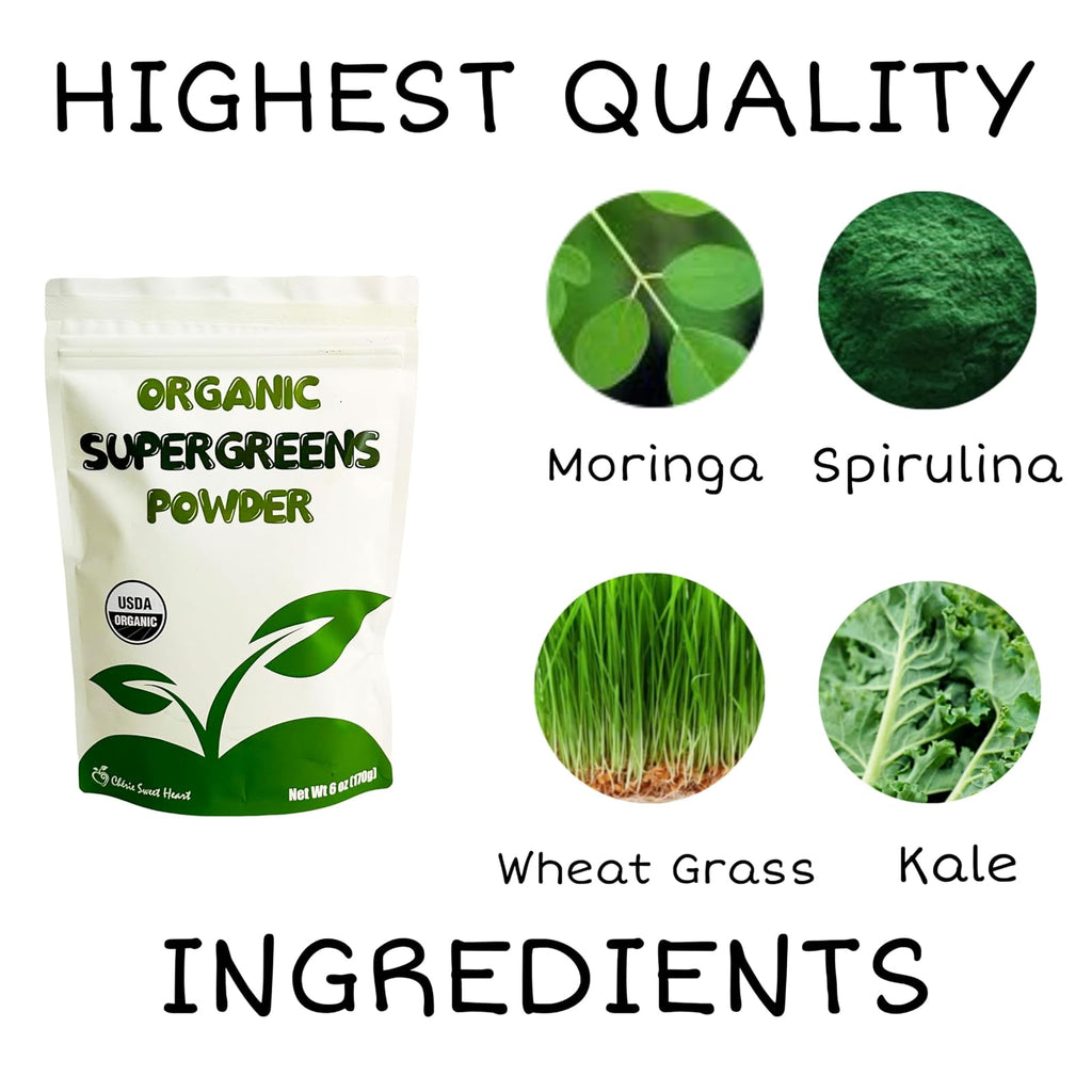 nutrient-rich green powder supplement