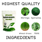 nutrient-rich green powder supplement