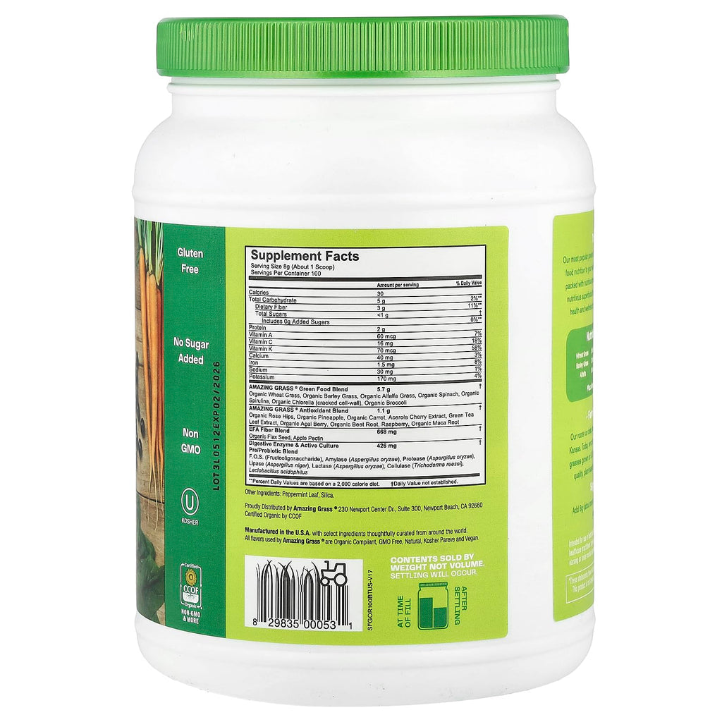 nutrient-rich green superfood powder