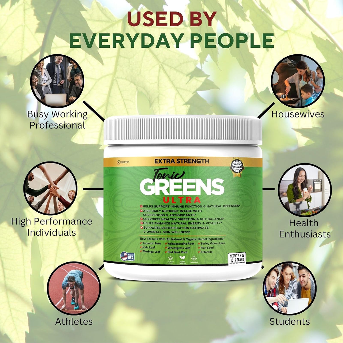 Nutrient-rich greens for wellness