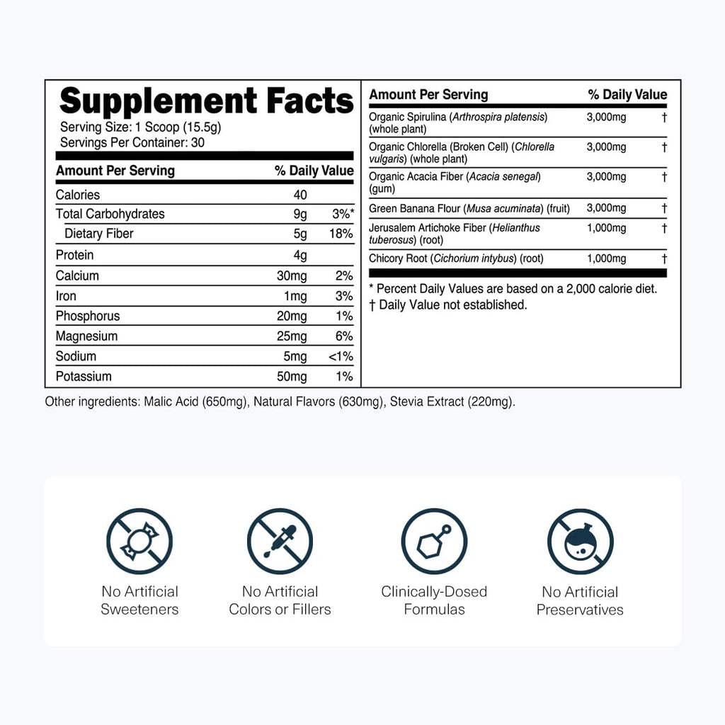 nutrient-rich greens powder blend