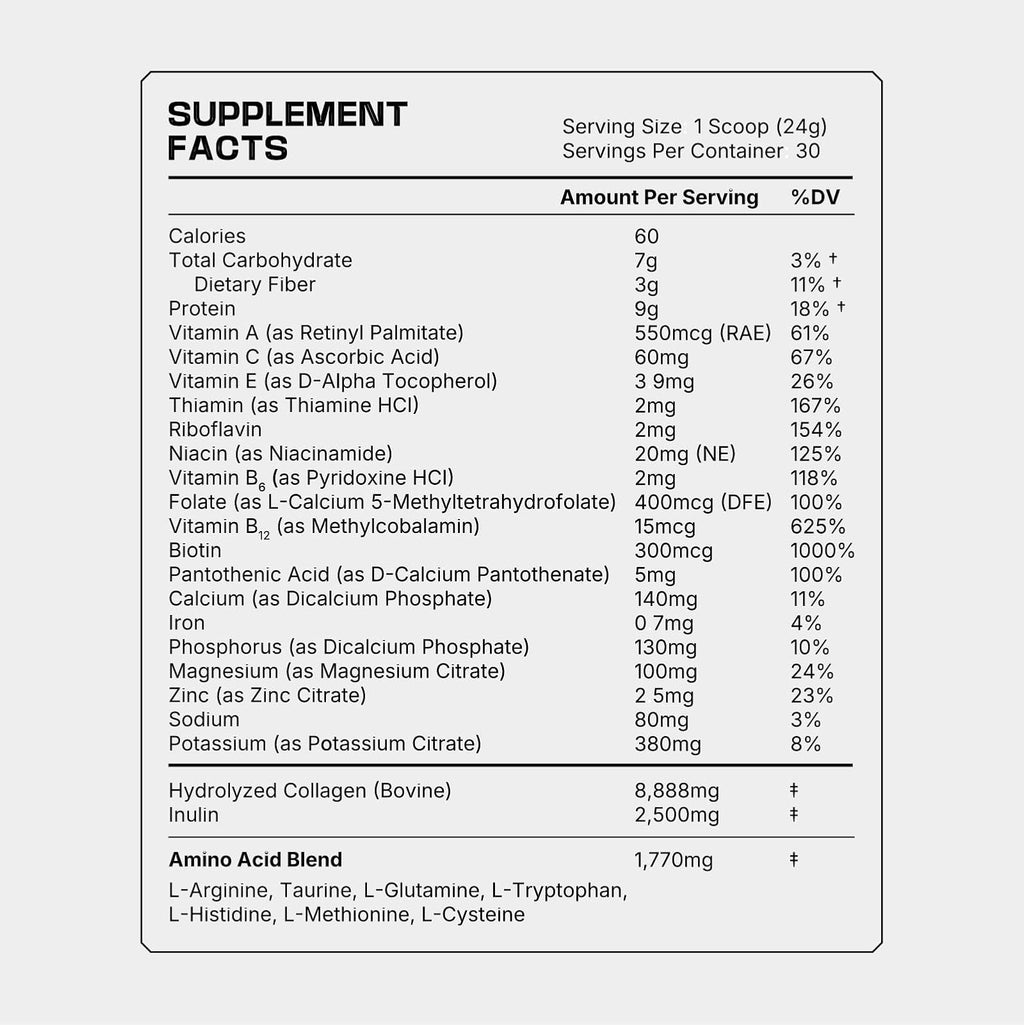 Nutrient-rich greens powder supplement