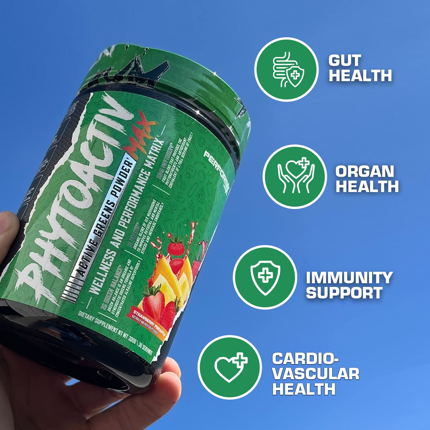 Nutrient-rich greens powder