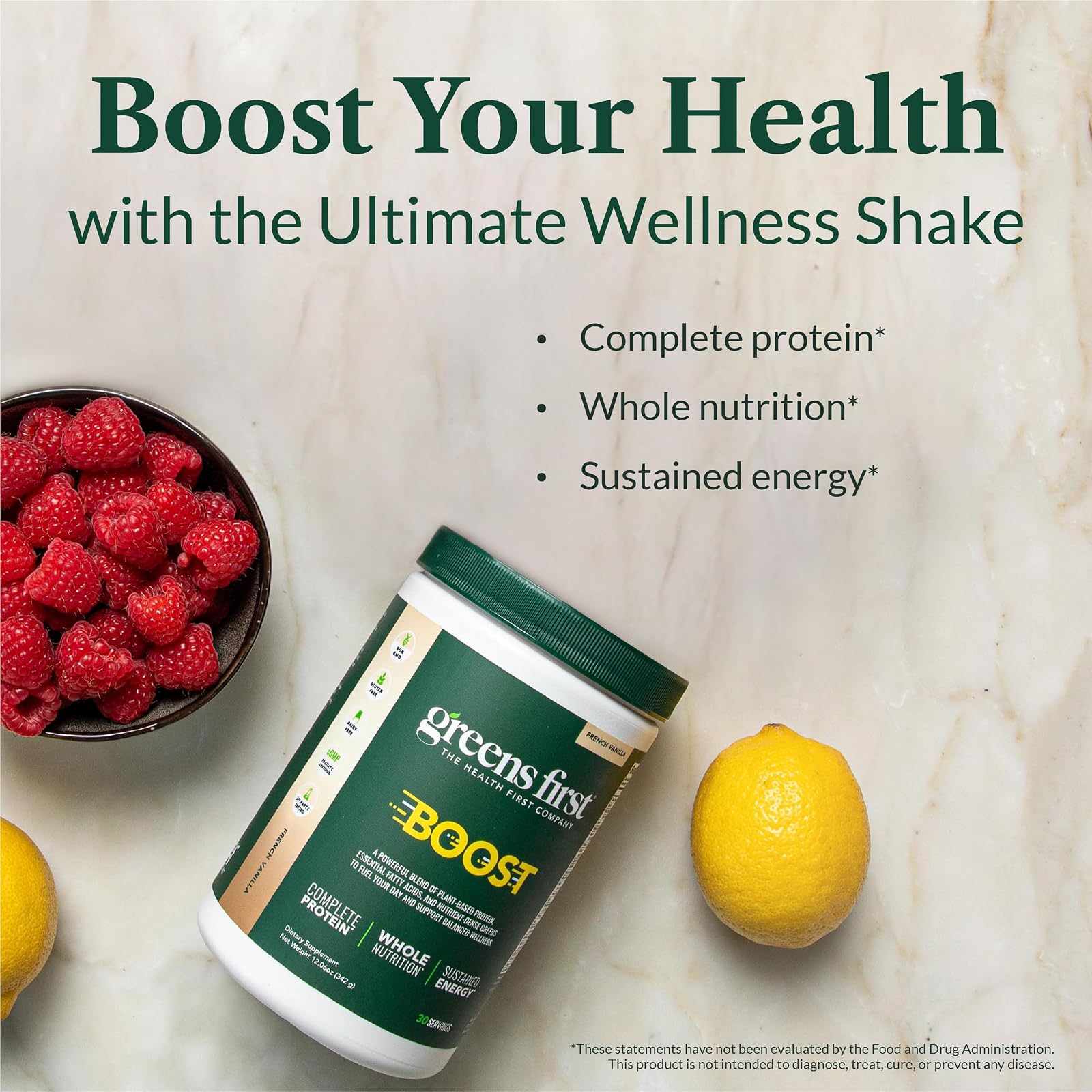 Nutrient-rich greens powders blend