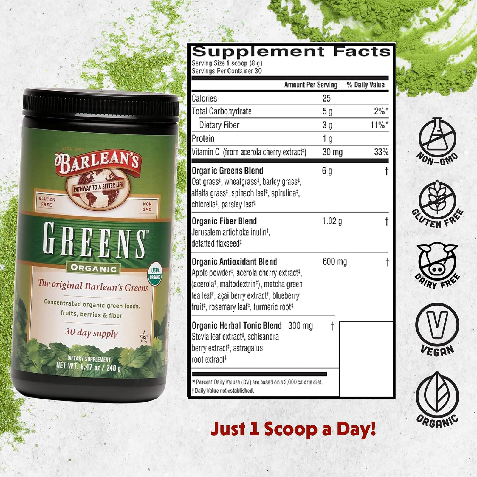 nutrient-rich greens powders for health
