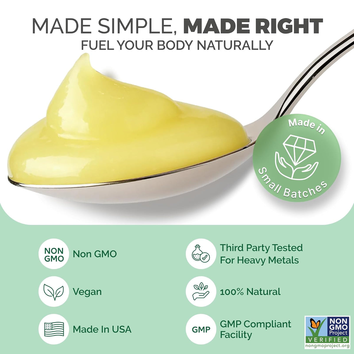Nutrient-rich greens powders gel