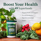 Nutrient-rich greens powders supplement