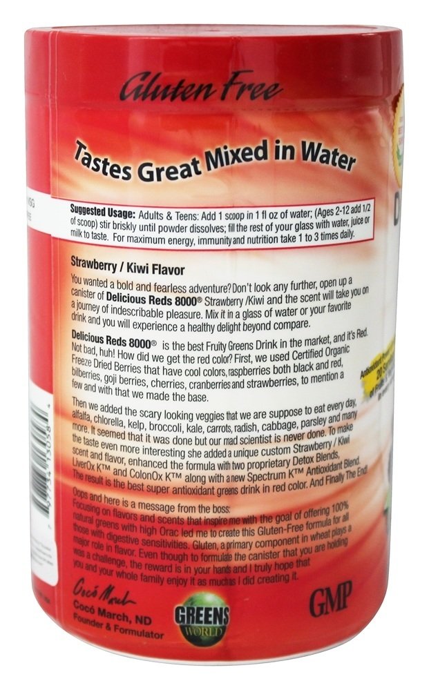 Nutrient-rich greens powders supplement