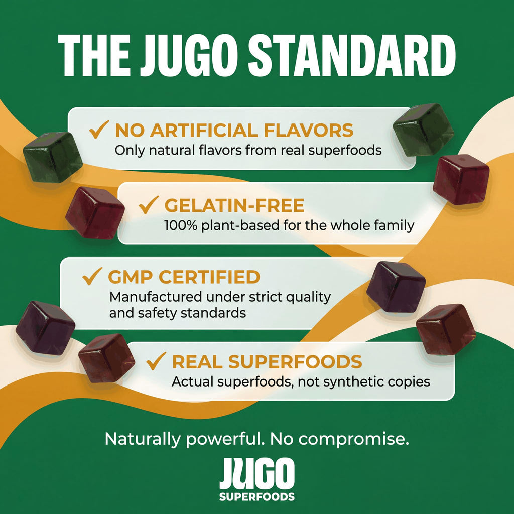 Nutrient-rich gummies for busy lifestyles