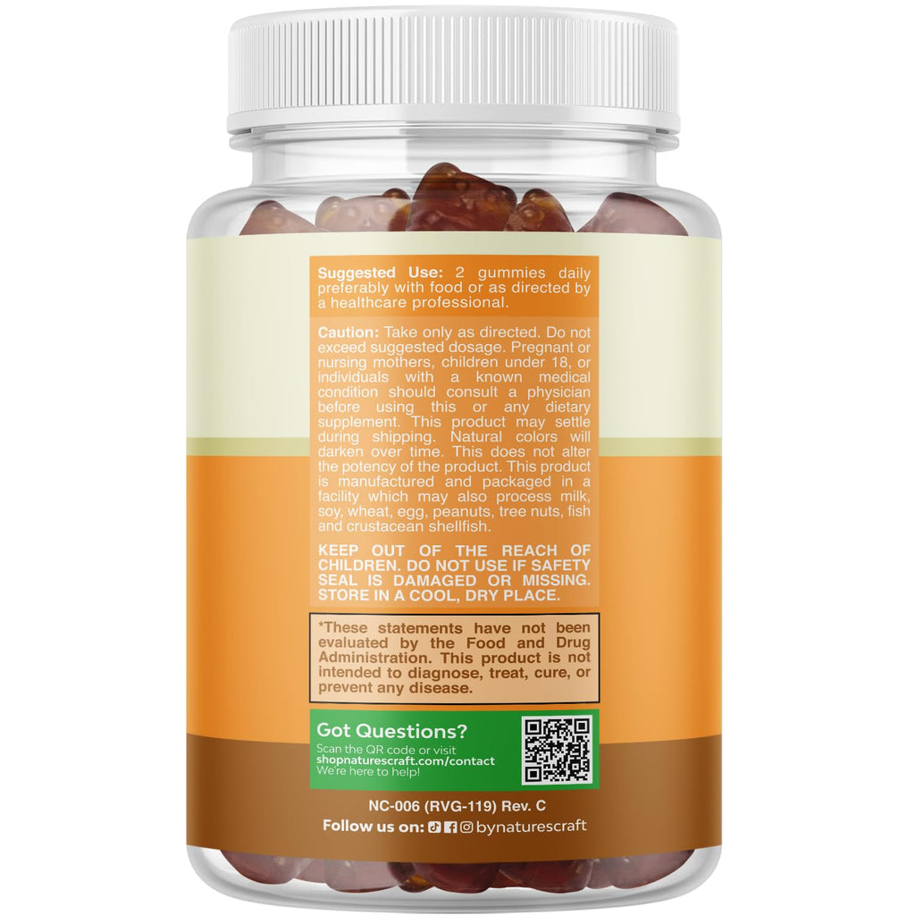 Nutrient-rich gummies for daily support