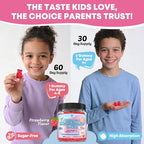 Nutrient-rich gummies for growing kids