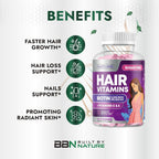 Nutrient-rich gummies for kids' hair growth