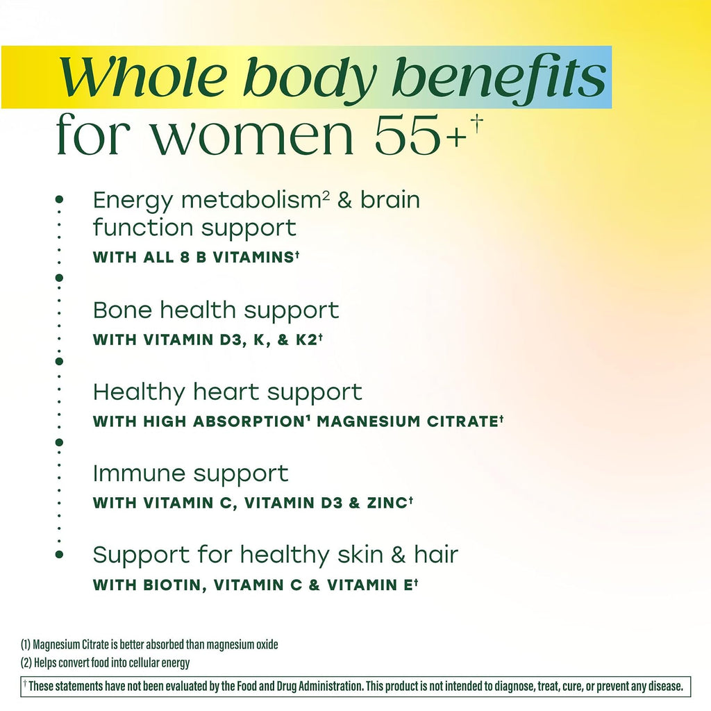 nutrient-rich gummies for women 55+