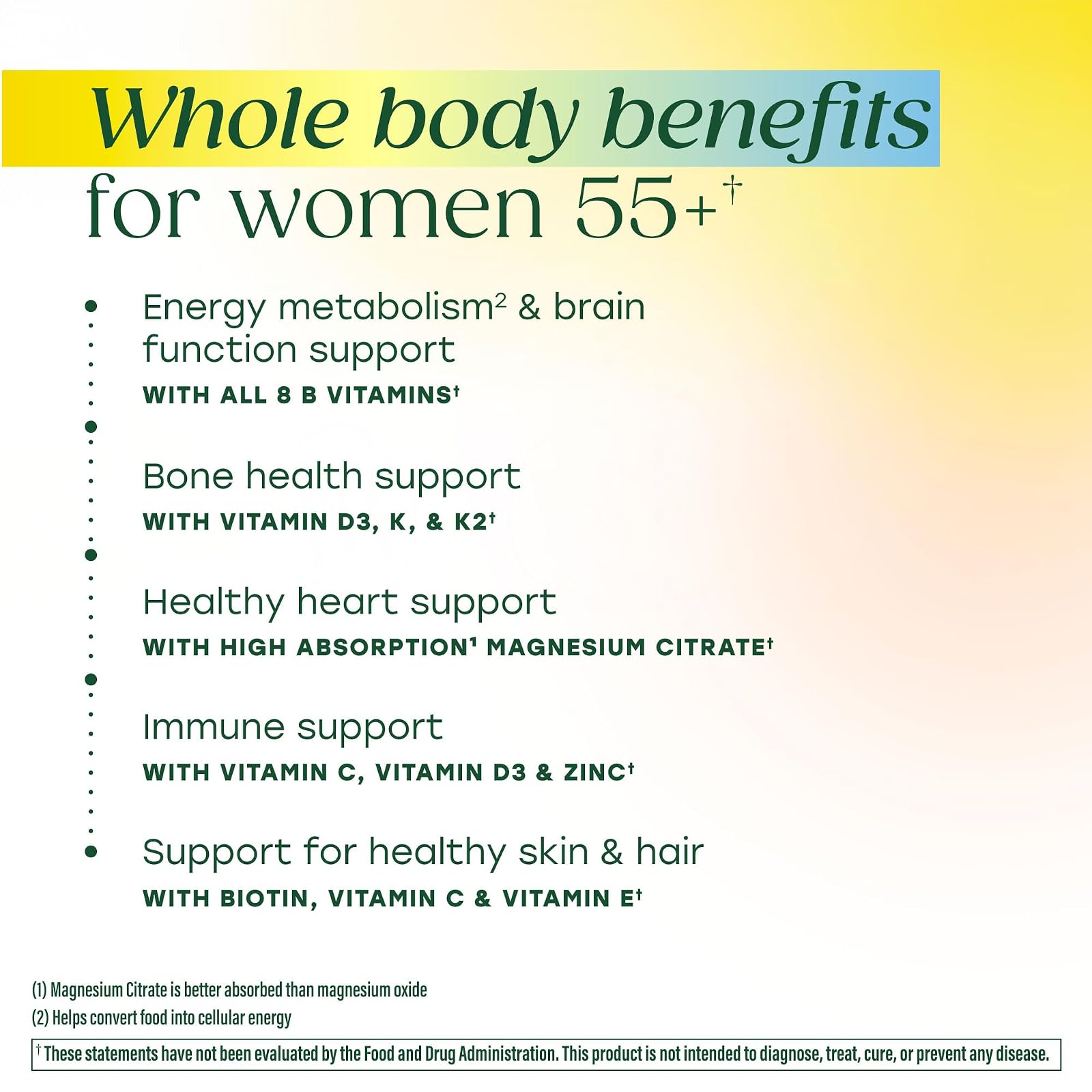 nutrient-rich gummies for women 55+