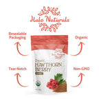 nutrient-rich hawthorn berry powder