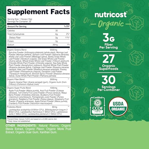 nutrient-rich herbal supplement powder