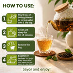 Nutrient-rich herbal tea blend