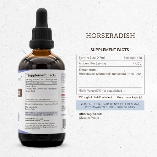 Nutrient-rich horseradish liquid extract