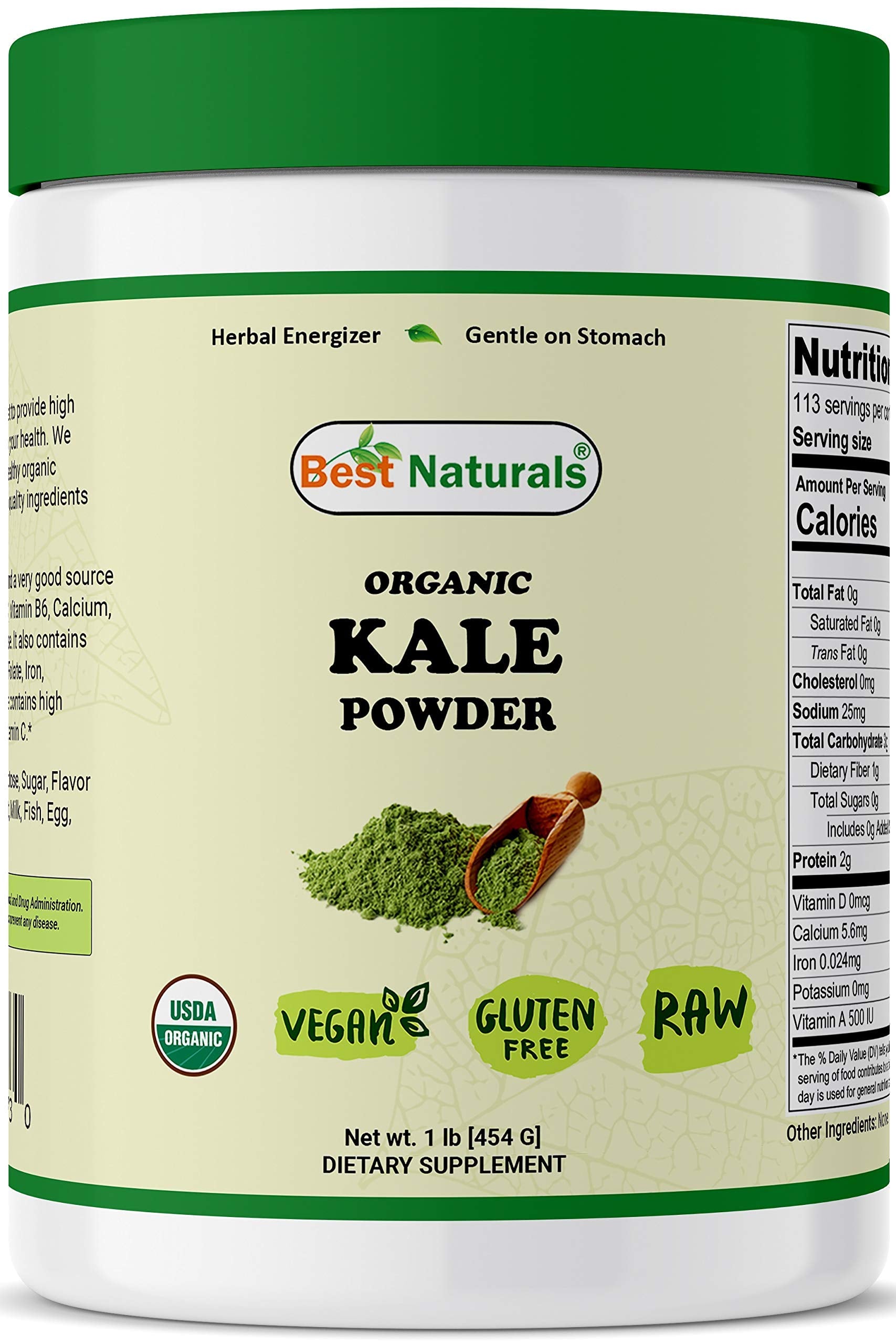 nutrient-rich kale supplement powder