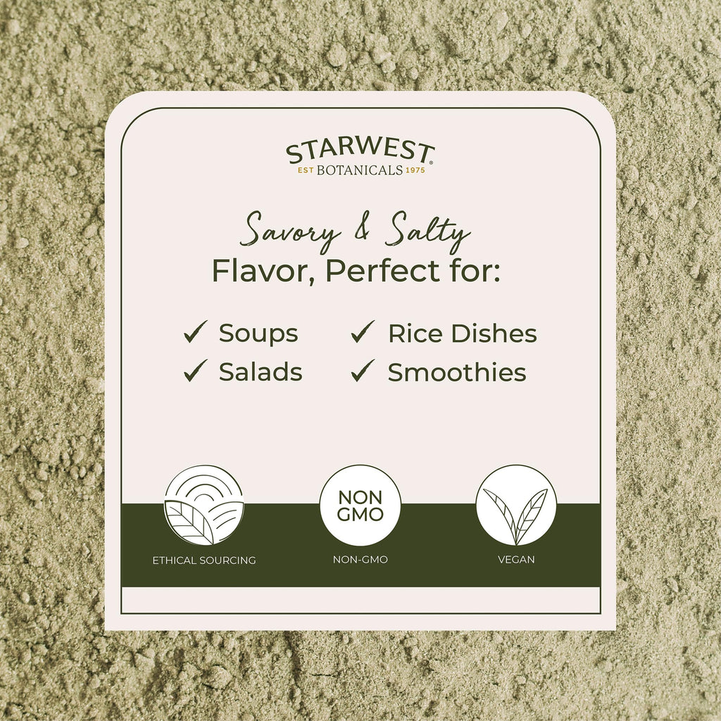 nutrient-rich kelp for vitality