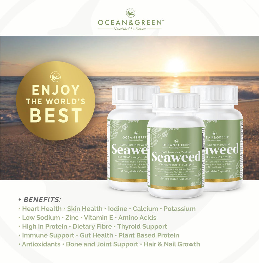 nutrient-rich kelp for vitality