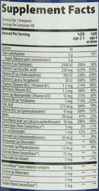 nutrient-rich kids multivitamin formula