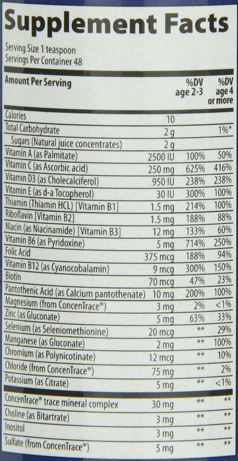 nutrient-rich kids multivitamin formula