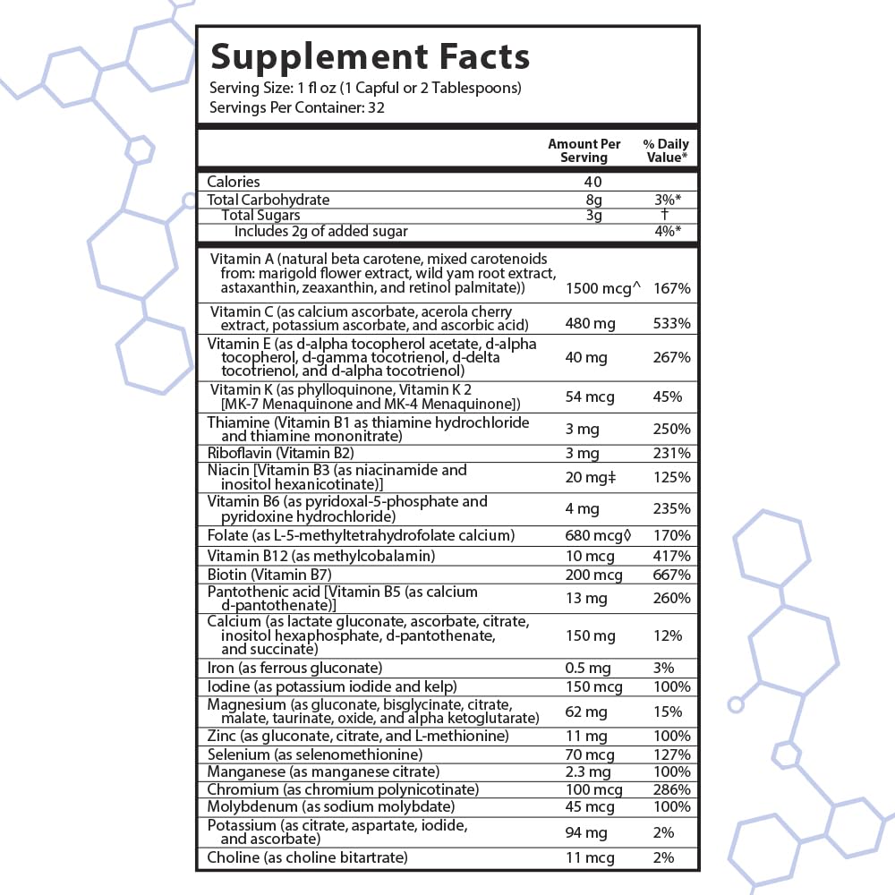 nutrient-rich kids multivitamin formula