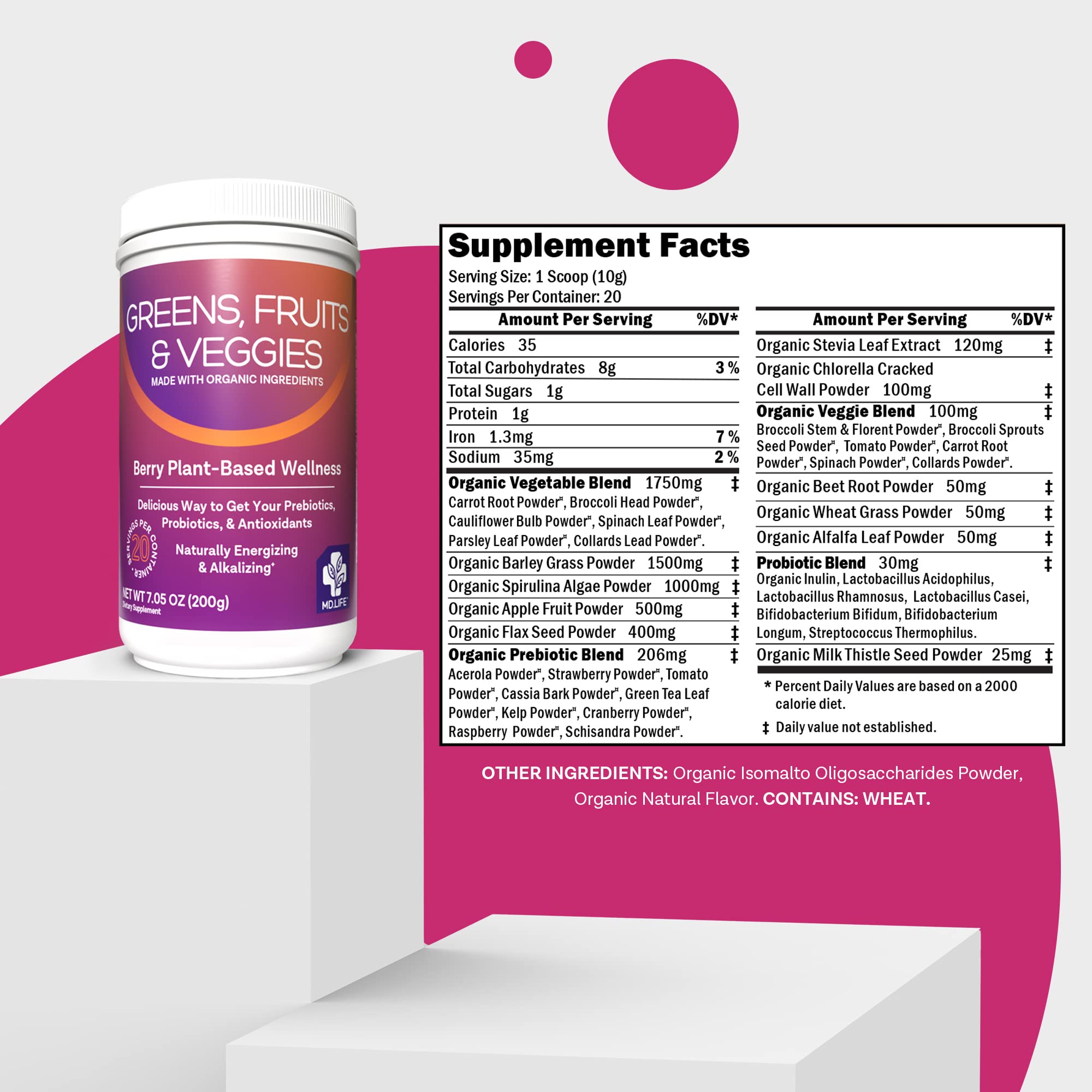 Nutrient-rich kids supplement
