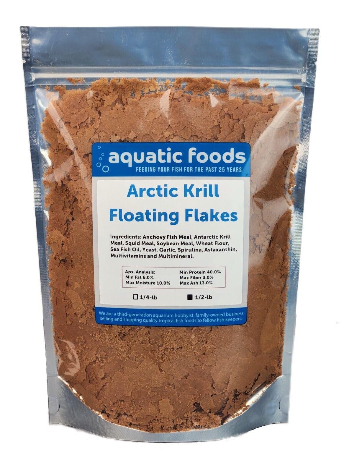 nutrient-rich krill flakes supplement