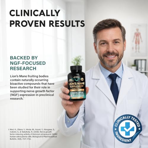 Nutrient-rich Lion's Mane capsules
