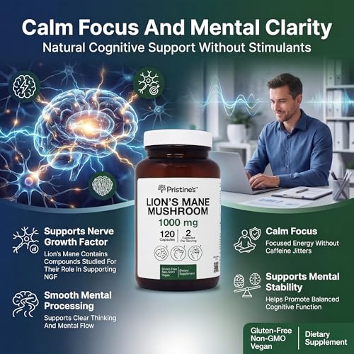 Nutrient-rich Lion's Mane for mental performance