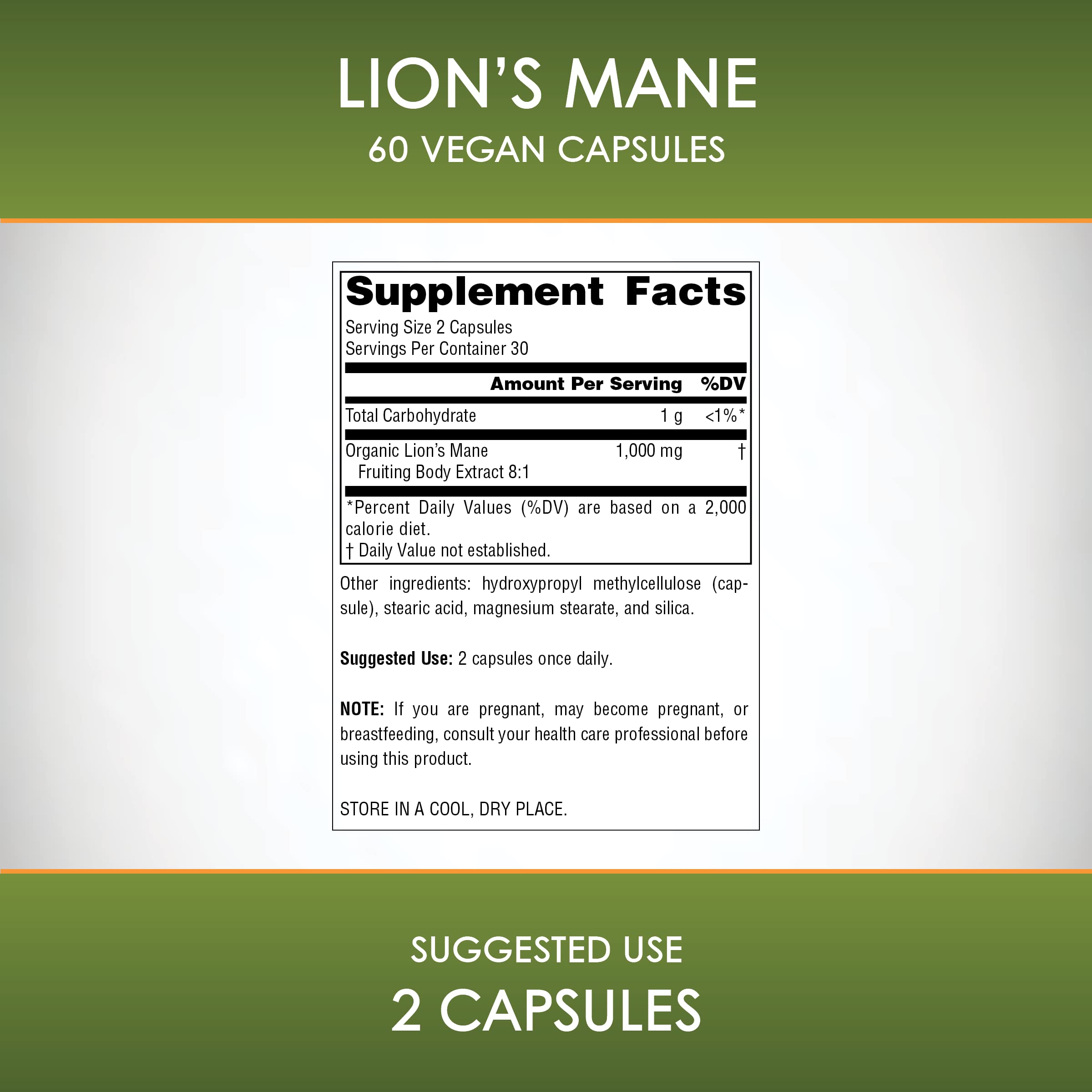 Nutrient-rich Lion's Mane for vitality