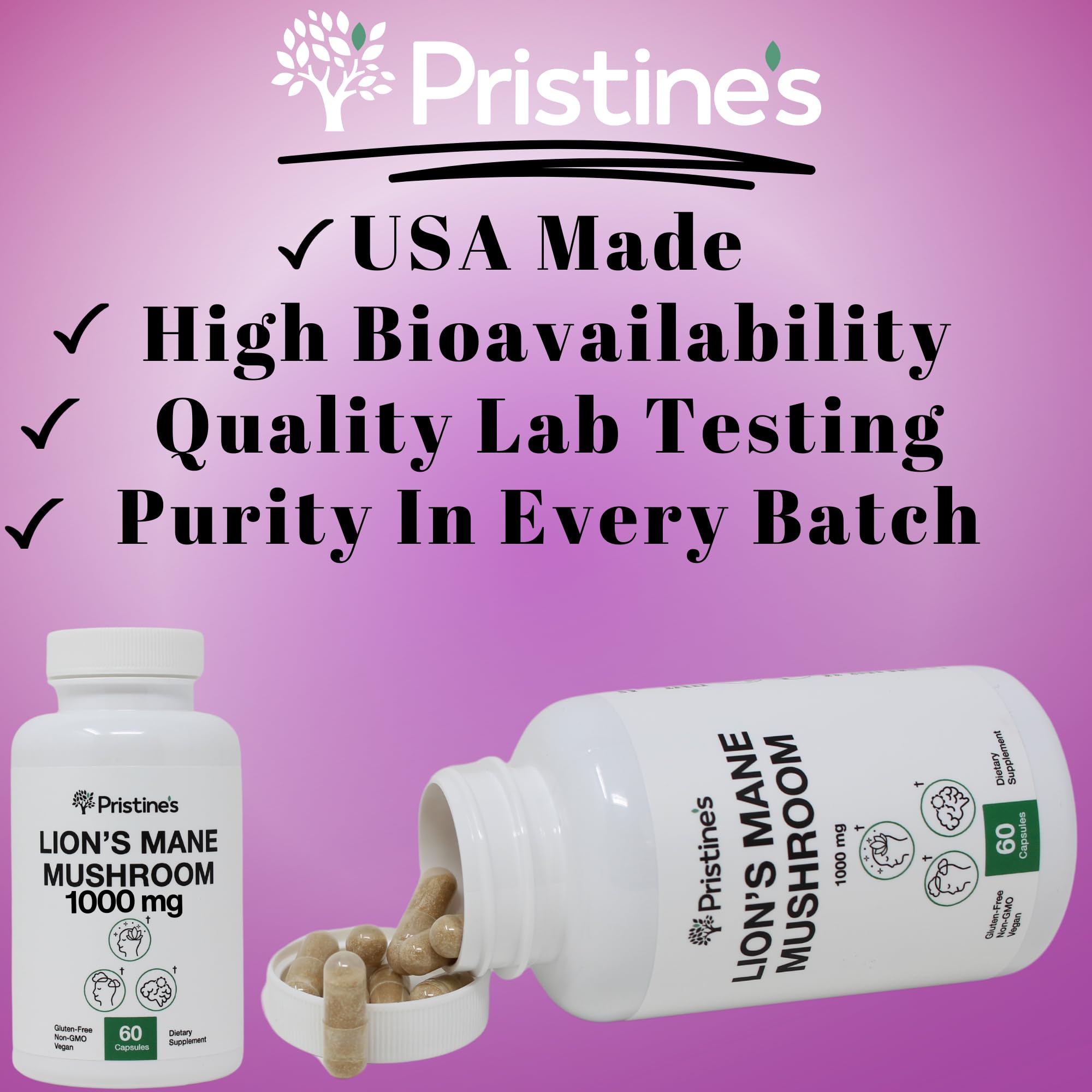 Nutrient-rich Lion's Mane for wellness