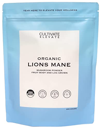 nutrient-rich lion's mane mushrooms powder