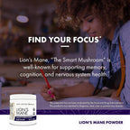 nutrient-rich lion's mane powder