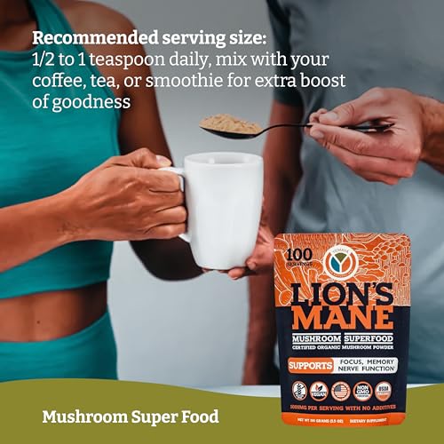 nutrient-rich lion's mane powder