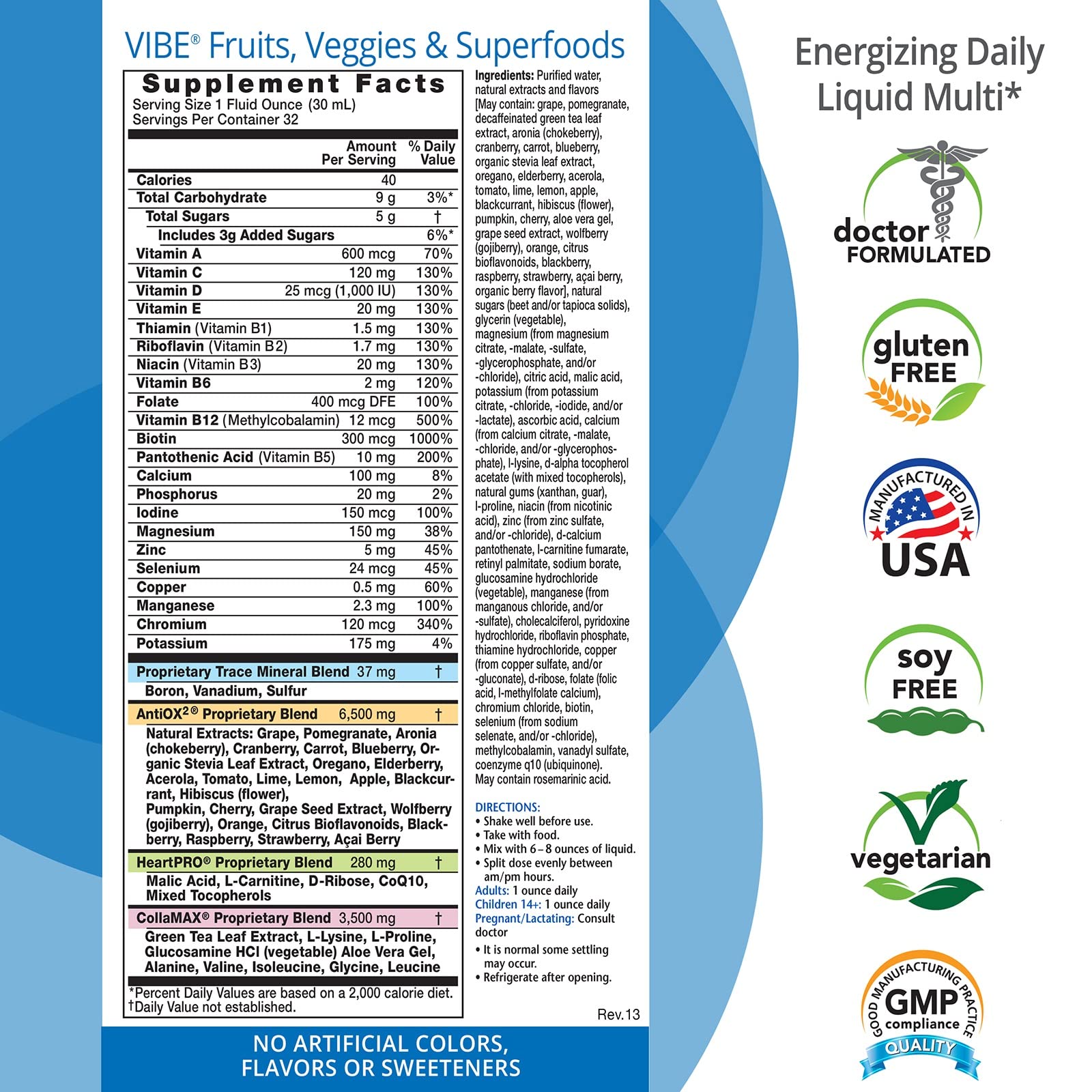 nutrient-rich liquid vitamin formula
