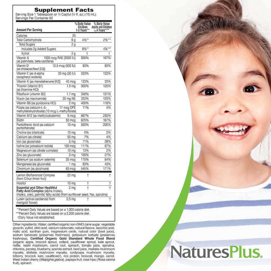 nutrient-rich liquid vitamins for kids