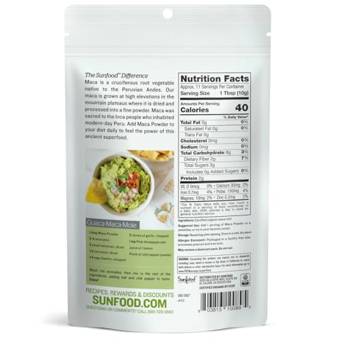 Nutrient-rich maca for men and women