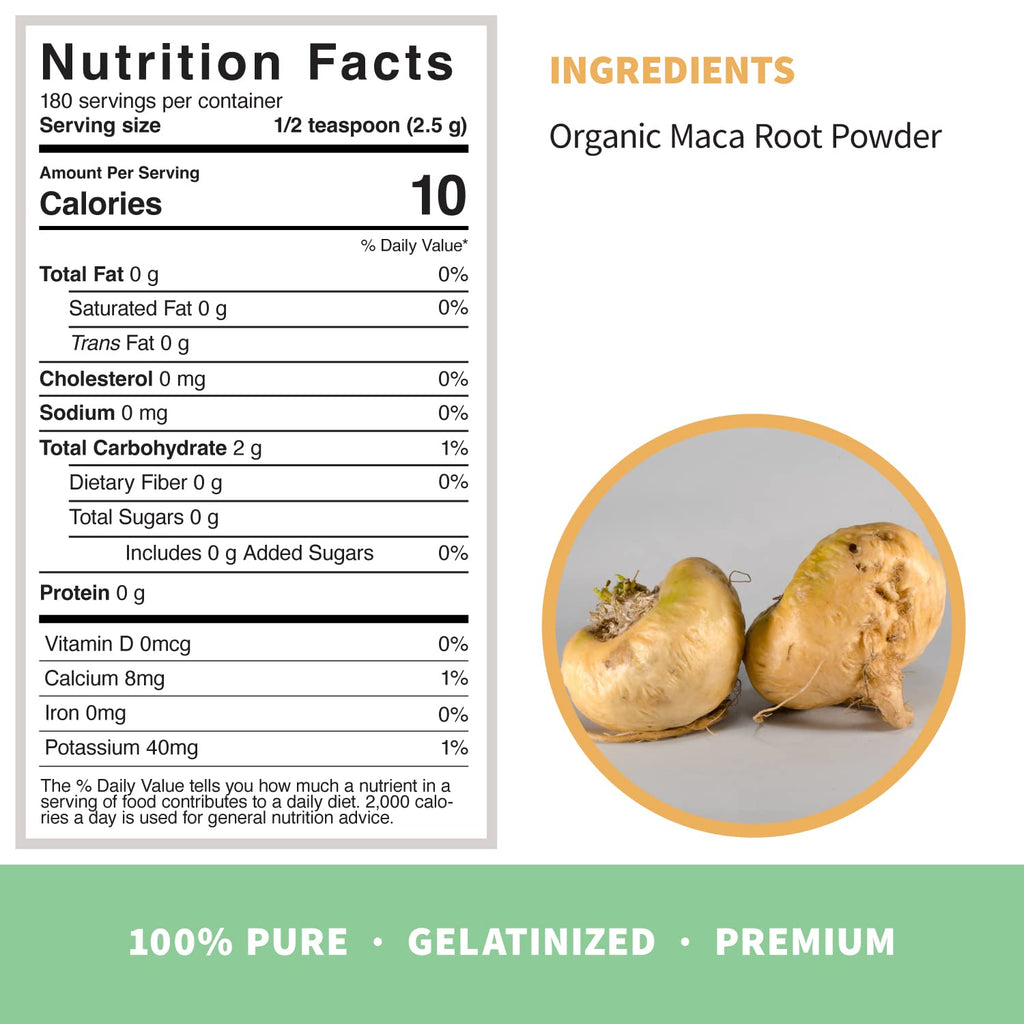 nutrient-rich maca root powder supplement