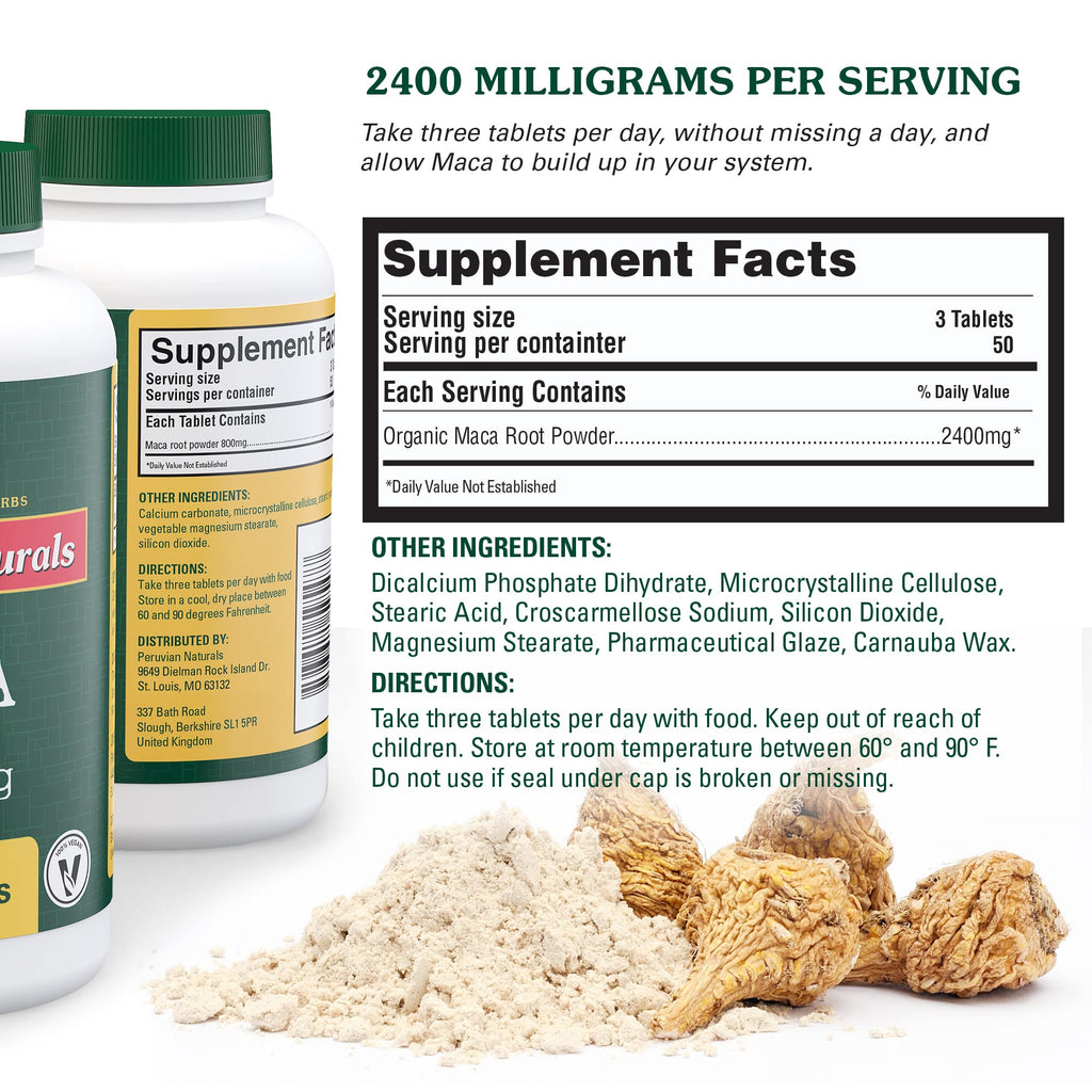 nutrient-rich maca supplement for health