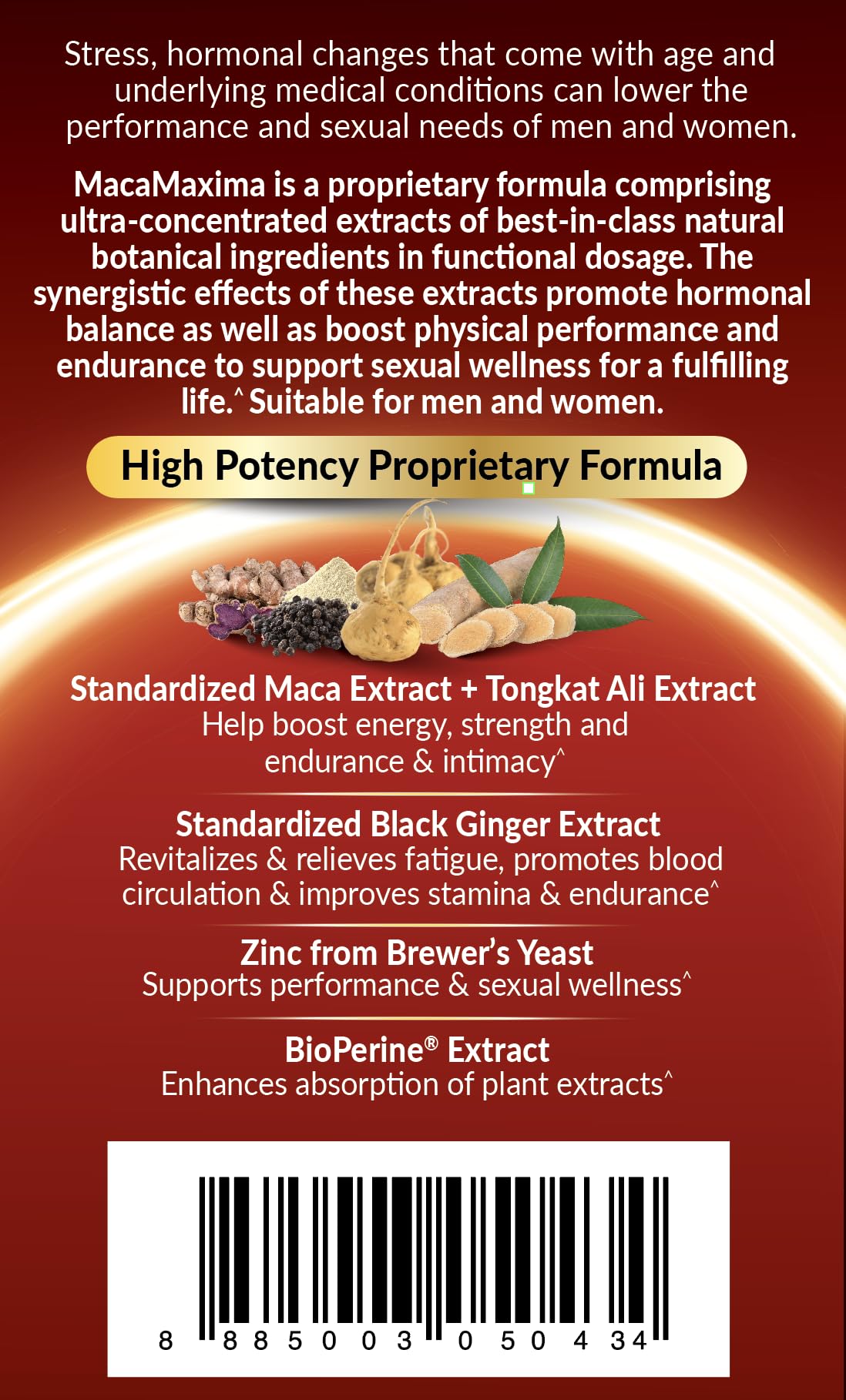 nutrient-rich MacaMaxima for health