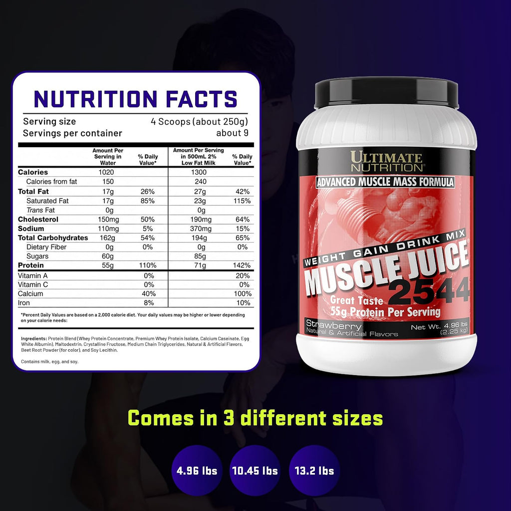 Nutrient-rich mass gainer for recovery