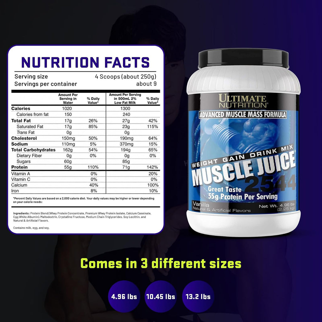 nutrient-rich mass gainer for strength
